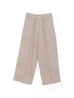 Fabiana Filippi Neutral Elasticated Waistband Trousers