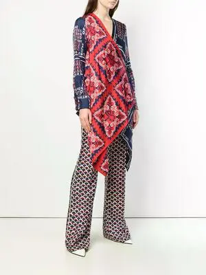 Valentino Garavani Silk Bandana And Puzzle Print Shirt