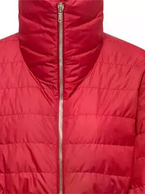 MONCLER + RICK OWENS High Collar Embroidered Logo Coat
