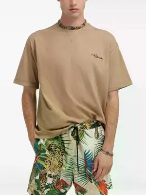 Roberto Cavalli Logo-patch T-shirt
