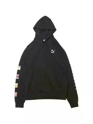 PUMA Hooded Logo-detail Hoodie - Black