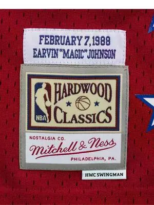 Mitchell & Ness Nba Magic Johnson Rhinestone Swingman Vest