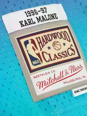 Mitchell & Ness Utah Jazz 1996-1997 Karl Malone Reload Swingman Jersey - Blue
