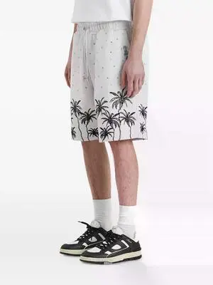 ONLY THE BLIND Starry Night Palm Print Shorts