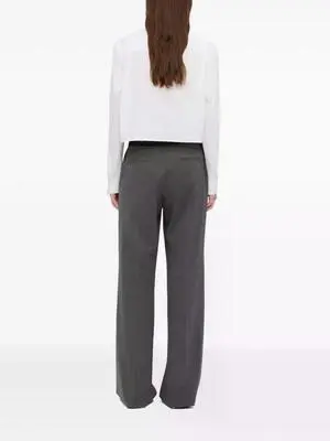 MSGM Wide-leg Waistband Trousers