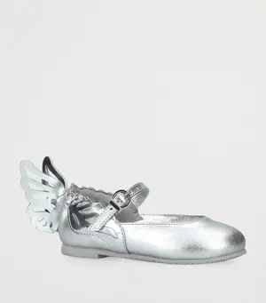 SOPHIA WEBSTER Leather Heavenly Ballet Flats