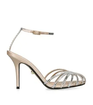 ALEVI MILANO Penelope Xtal Heeled Sandals - Silver
