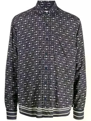Orlebar Brown Grasmoor Bandana-print Shirt - Blue