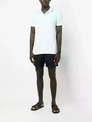 Orlebar Brown Terry Short-sleeve Polo Shirt - Blue