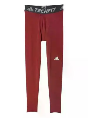 Adidas Logo-detail Leggings - Red