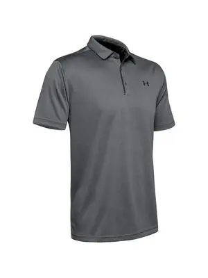 Under Armour Logo-detail Polo Shirt - Grey