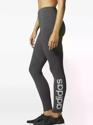 Adidas Logo-print Leggings - Grey