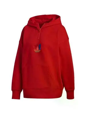 Adidas Adicolor Trefoil Hoodie - Red