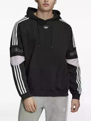 Adidas Logo-detail Hoodie - Black