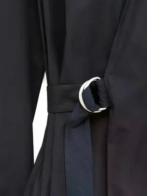 Loewe Layered Belted Midi Dress - Blue