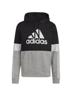 Adidas Essentials Colour-block Hoodie - Black