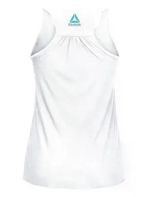 REEBOK Printed Detail Racerback Tank Top