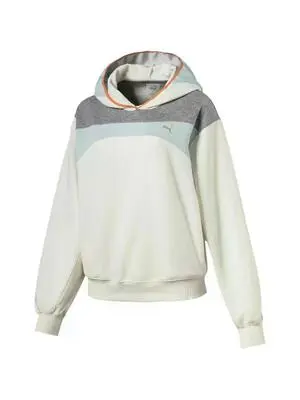 PUMA Logo Detail Long-sleeve Hoodie - Neutrals