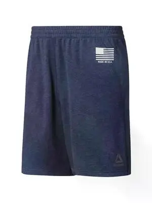 REEBOK Crossfit Logo Detail Shorts - Blue