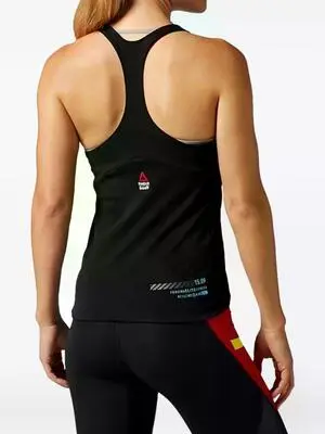 REEBOK Logo Print Racerback Tank Top