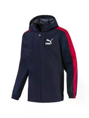PUMA Logo-print Hooded Jacket