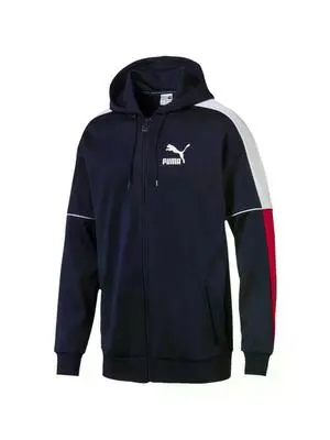 PUMA Logo-detail Hoodie - Blue