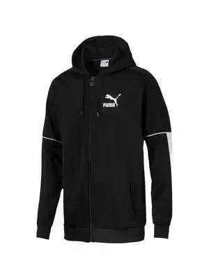 PUMA Hooded Zip-Up Black