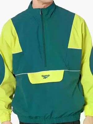 REEBOK Lightweight Half-zip Jacket - Green