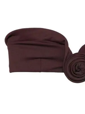 Magda Butrym Rosette Detail Bikini Top