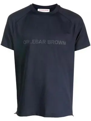 Orlebar Brown Logo-stamp T-shirt - Blue
