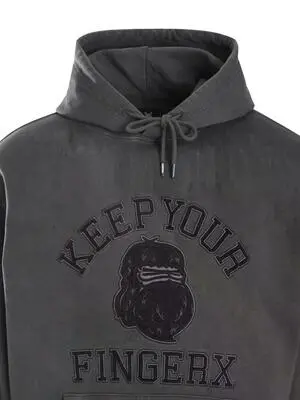 FINGERCROXX Logo-patch Hoodie