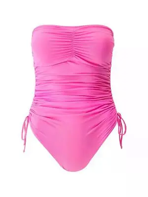 Melissa Odabash Ruched-tie Swimsuit - Pink