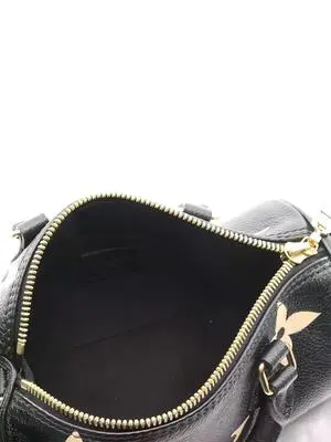 LOUIS VUITTON Monogram Empreinte Papillon Bb Handbag - Black