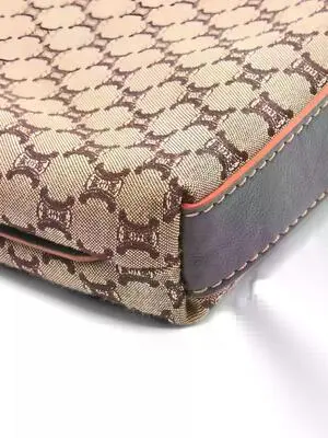 Celine Macadam Leather Shoulder Bag