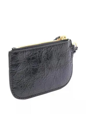 Balenciaga 2010s Cagole Studded Leather Coin Purse