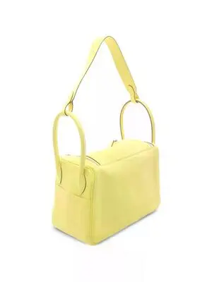 Hermès Lindy 26 Leather Shoulder Bag - Yellow