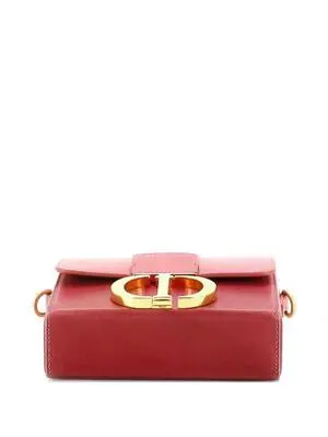 Dior 30 Montaigne Box Bag Ombre Leather Shoulder Bag - Pink