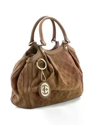 Gucci Sukey Tote Gg Corduroy Medium Satchel