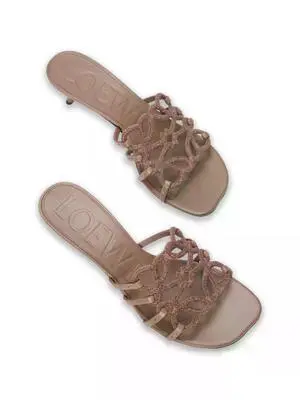 Loewe Petal Anagram Embellished Sandals