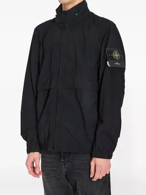 Stone Island Zip-up Logo-patch Jacket