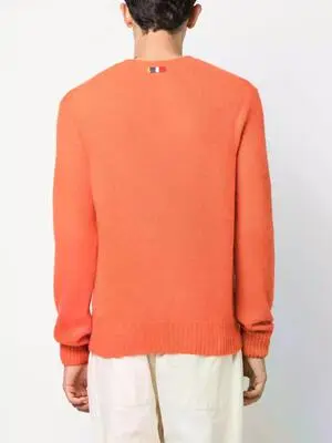 Orlebar Brown Logo Patch Knitted Jumper
