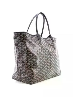 Goyard Saint Louis Coated Canvas Gm Tote Bag - Black