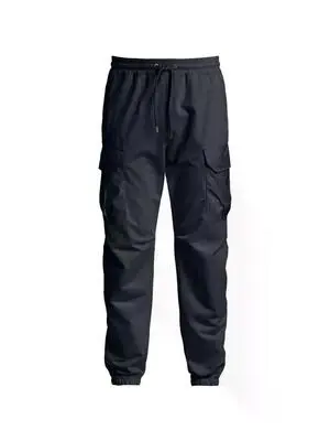 PARAJUMPERS Drawstring Waist Cargo Trousers - Black