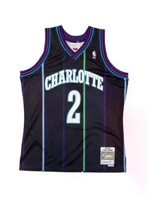 Mitchell & Ness Hornets Larry Johnson Reload Vest - Black