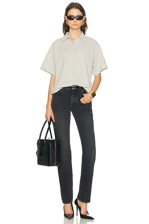 Saint Laurent Oversized Polo Top