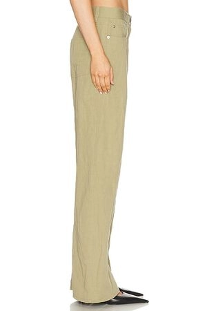 Helmut Lang Relaxed Bootcut Pant - Warm Sage