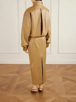 Khaite Malone Shearling Bomber Jacket