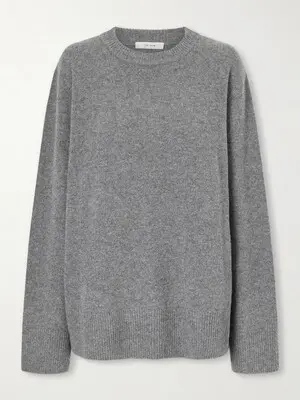 THE ROW The Row Sibem Wool And Cashmere-Blend Sweater Gray