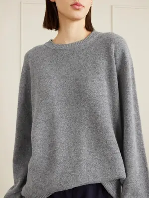 THE ROW Sibem Wool And Cashmere-blend Sweater - Gray