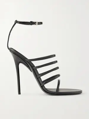 Alaïa Patent-leather Strappy Sandals